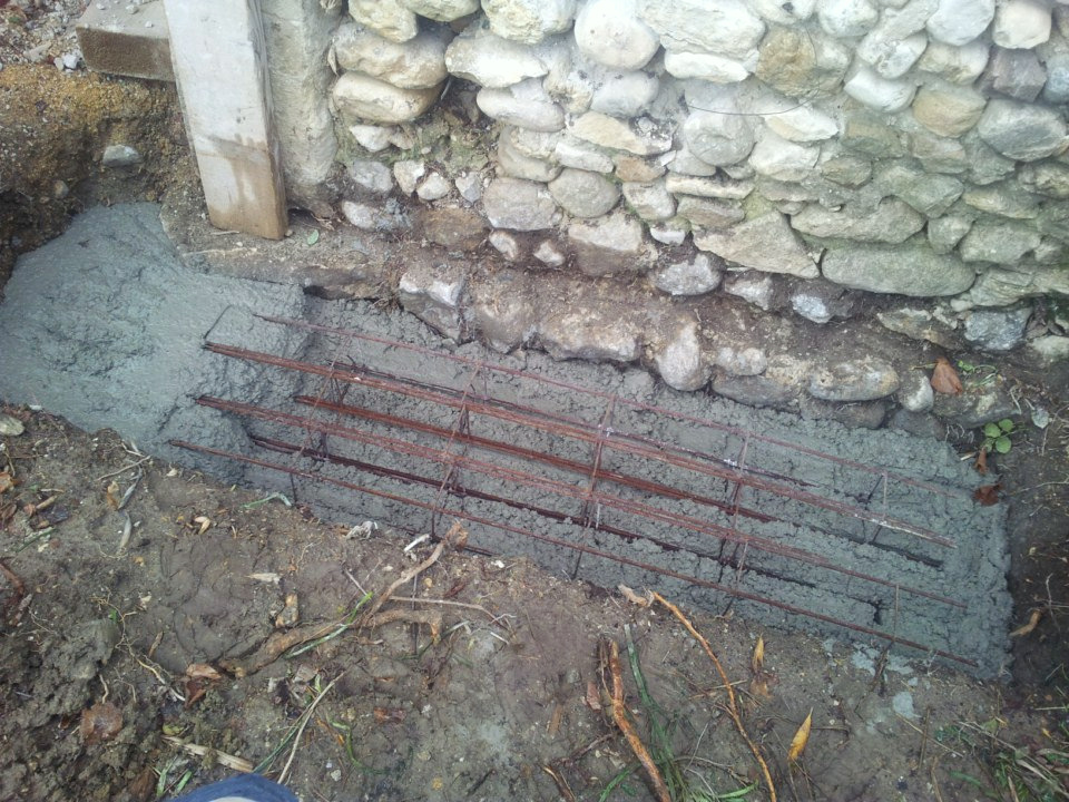 Création d’un contrefort